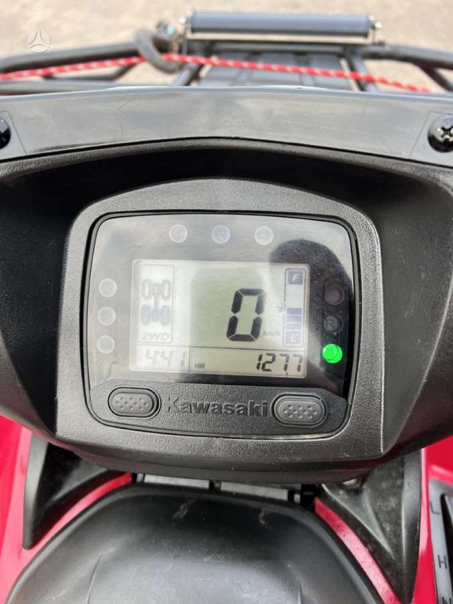 Kawasaki KVF 2012 Klaipėda, ar dzinēja tilpumu 0.75 L un nobraukumu 2 tūkst. km par 5600 €, foto 11 vietnē AUTOMOTO.COM.LV