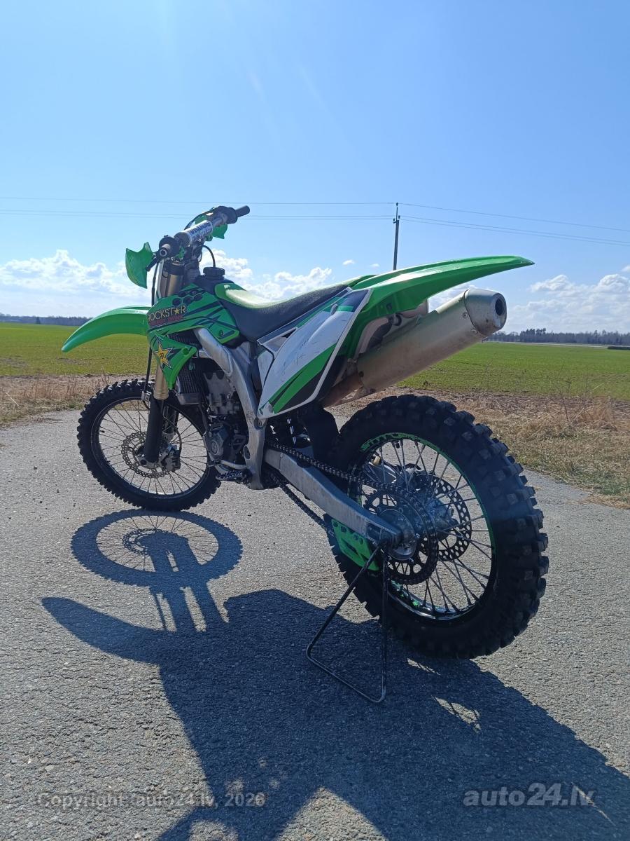 Green Kawasaki KX 450 2011 in Viljandi, with an engine capacity of 0.45 L and mileage of 0 thousand km for 1800 €, photo 7 on AUTOMOTO.COM.LV