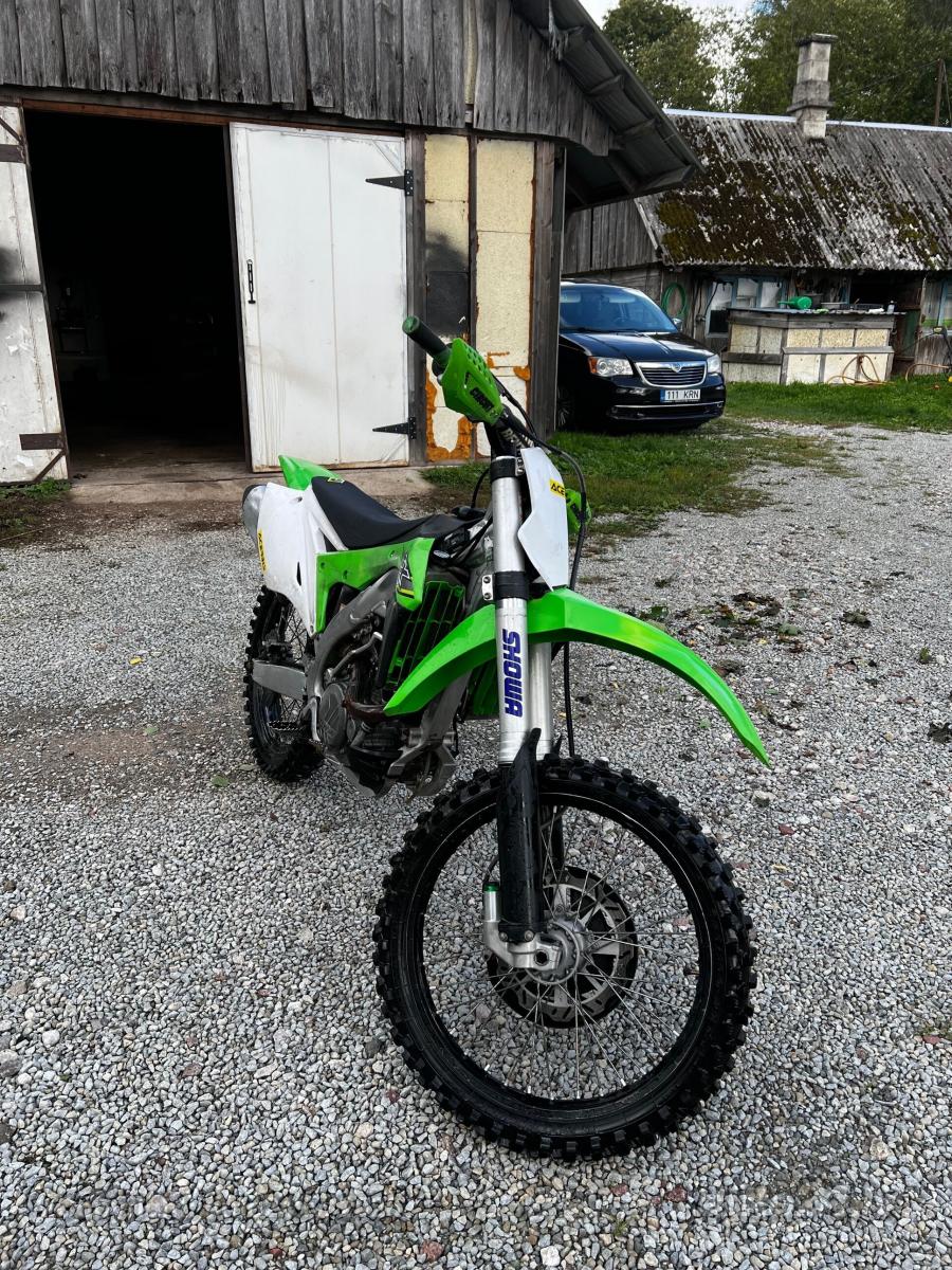 Green Kawasaki KX 450 2018 in Tallinn, with an engine capacity of 0.00 L and mileage of 0 thousand km for 3500 €, photo 5 on AUTOMOTO.COM.LV