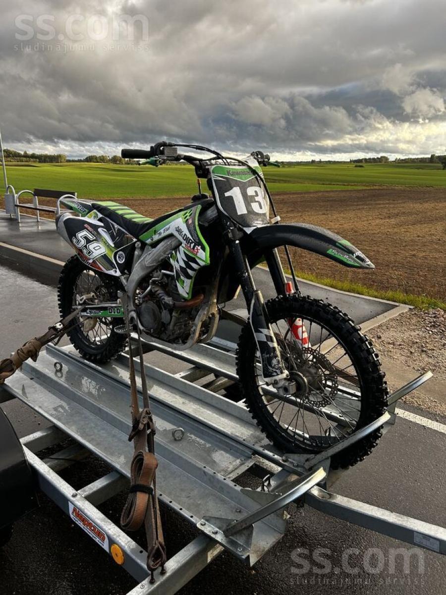Kawasaki KX 450F 2008 Liepāja, ar dzinēja tilpumu 0.45 L un nobraukumu 0 tūkst. km par 1850 €, foto 1 vietnē AUTOMOTO.COM.LV