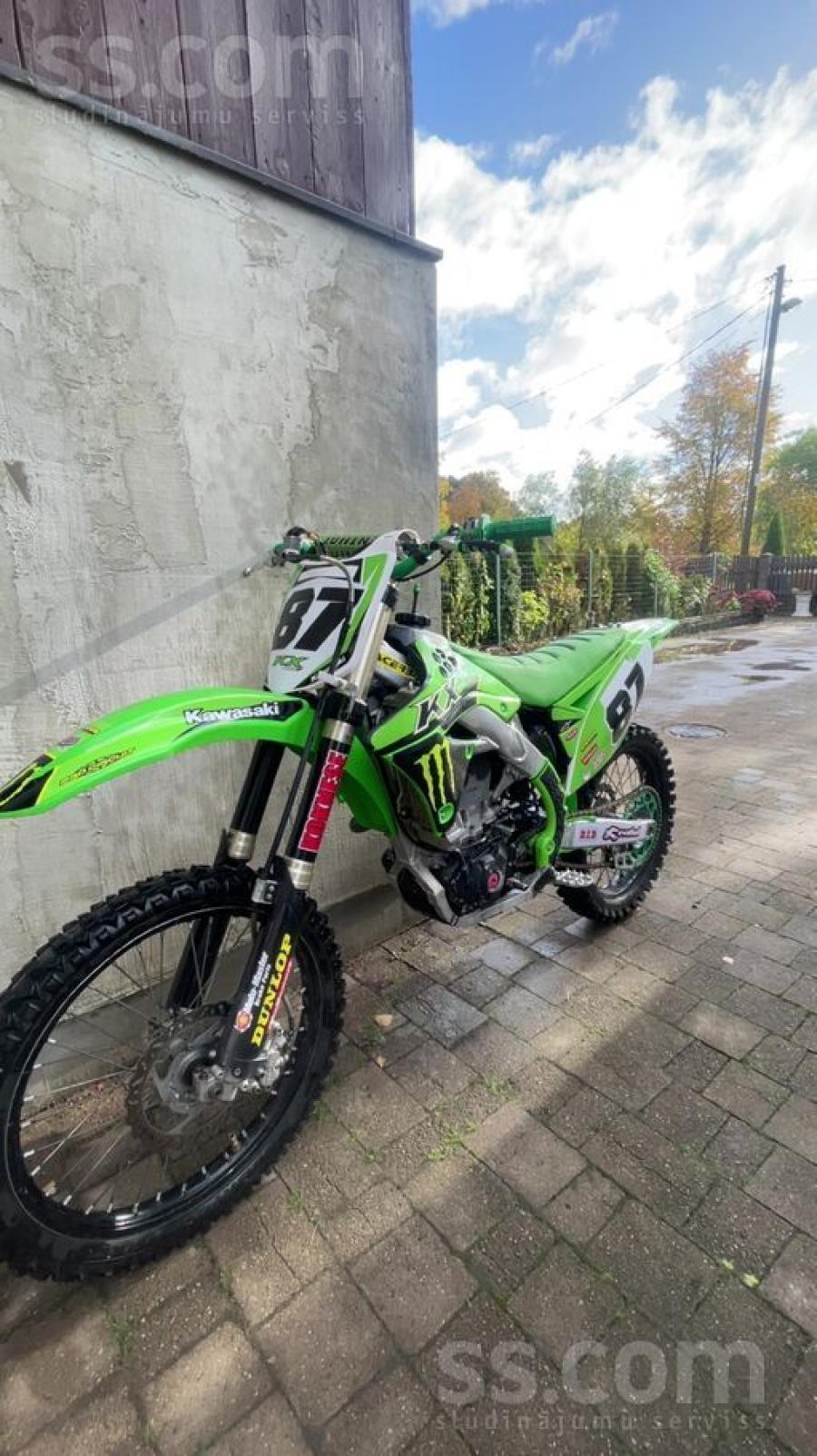 Kawasaki KX 450F 2013 Jelgava, ar dzinēja tilpumu 0.45 L un nobraukumu 0 tūkst. km par 3100 €, foto 1 vietnē AUTOMOTO.COM.LV