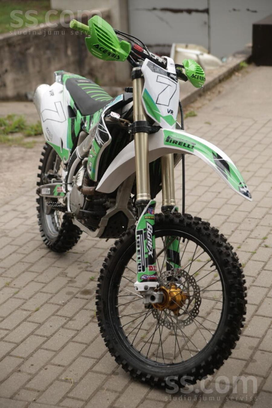 Kawasaki KX 450F 2014 in Riga, with an engine capacity of 0.45 L and mileage of 0 thousand km for 2950 €, photo 3 on AUTOMOTO.COM.LV