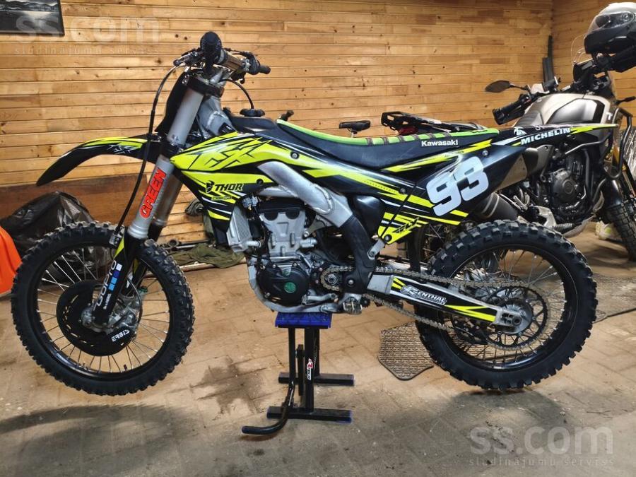 Kawasaki KX 450F 2017 Rēzekne, ar dzinēja tilpumu 0.45 L un nobraukumu 0 tūkst. km par 2500 €, foto 2 vietnē AUTOMOTO.COM.LV