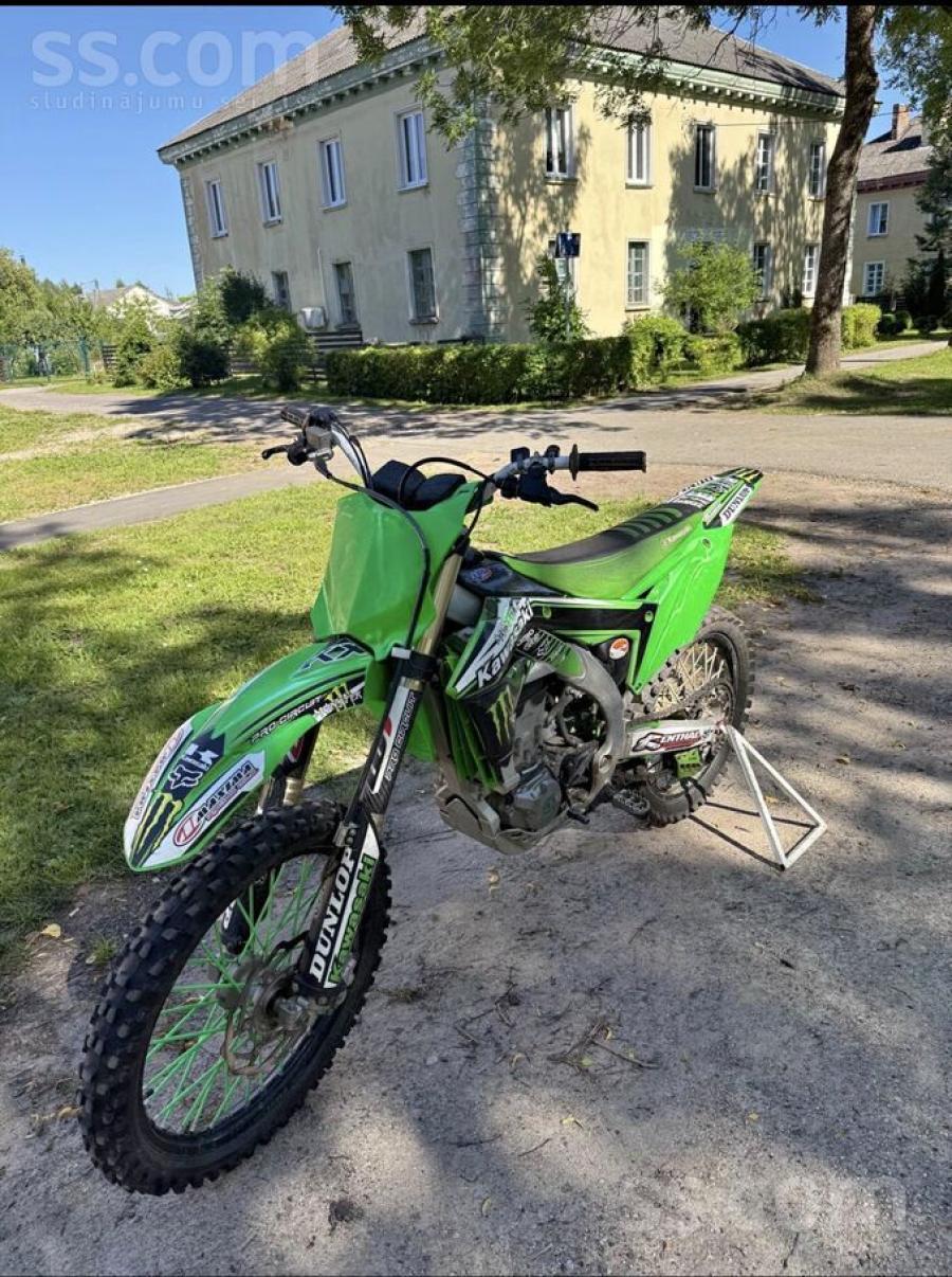 Kawasaki KX 450F 2018 Rēzekne, ar dzinēja tilpumu 0.45 L un nobraukumu 0 tūkst. km par 3250 €, foto 1 vietnē AUTOMOTO.COM.LV