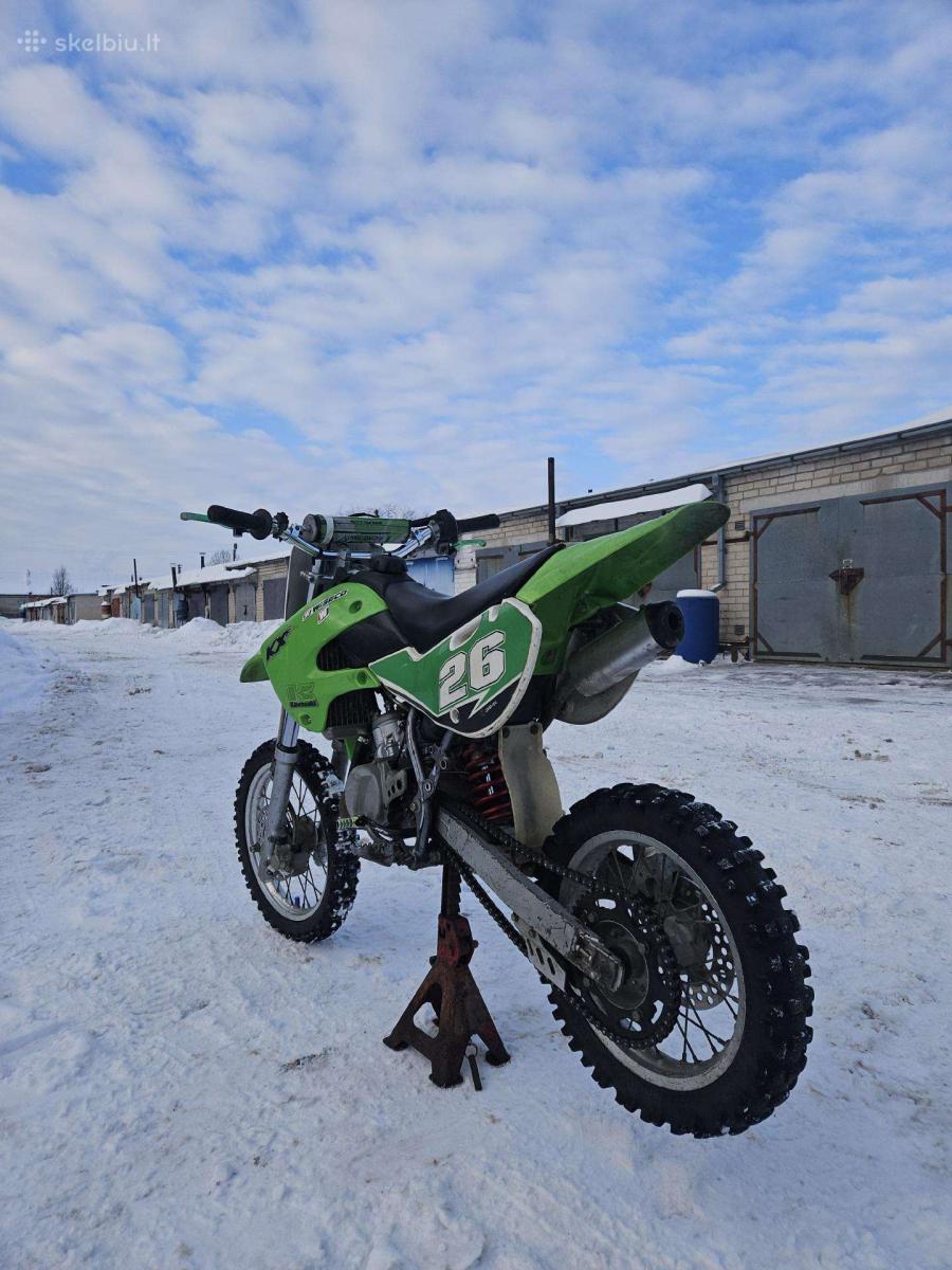 Zaļš Kawasaki KX 2008 Ukmergė, ar dzinēja tilpumu 65.00 L un nobraukumu 77 tūkst. km par 950 €, foto 5 vietnē AUTOMOTO.COM.LV