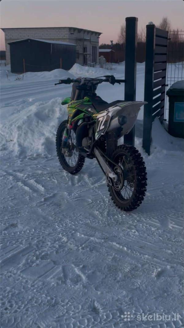 Green Kawasaki KX 2014 in Jonava, with an engine capacity of 85.00 L and mileage of 0 thousand km for 1500 €, photo 1 on AUTOMOTO.COM.LV