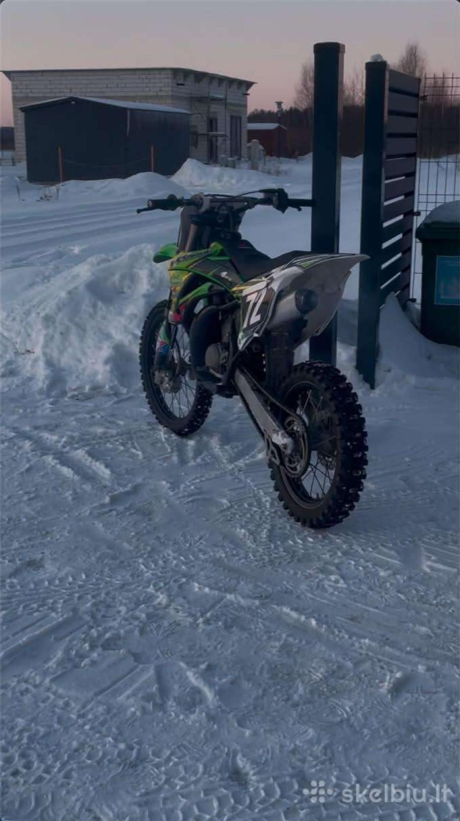 Green Kawasaki KX 2014 in Jonava, with an engine capacity of 85.00 L and mileage of 0 thousand km for 1500 €, photo 1 on AUTOMOTO.COM.LV