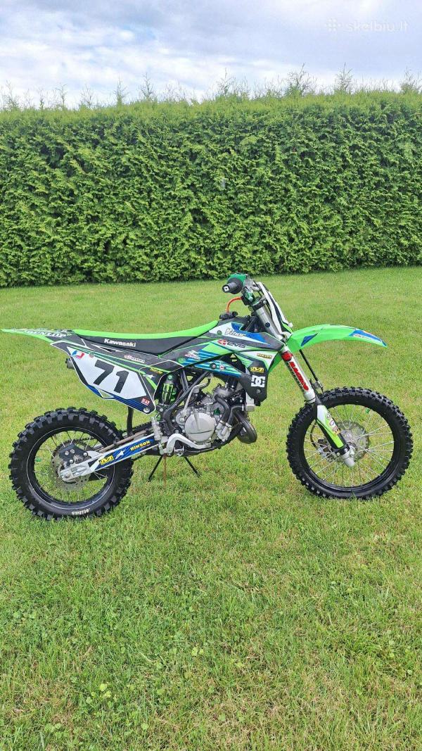 Зеленый Кавасаки KX 2018 в Алитус, объемом двигателя 85.00 л и пробегом 0 тыс. км за 2700 €, фото 2 на AUTOMOTO.COM.LV