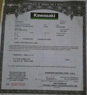 Зеленый Кавасаки KX 2018 в Алитус, объемом двигателя 85.00 л и пробегом 0 тыс. км за 2700 €, фото 10 на AUTOMOTO.COM.LV