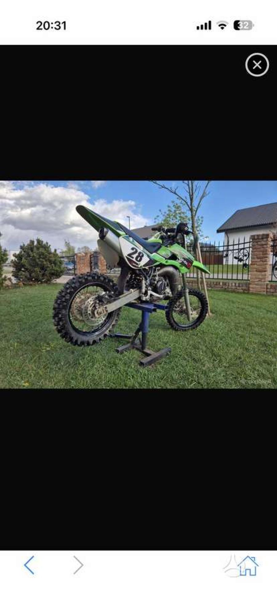 Kawasaki KX 2015 Kauņa, ar dzinēja tilpumu 65.00 L un nobraukumu 1 tūkst. km par 1350 €, foto 4 vietnē AUTOMOTO.COM.LV