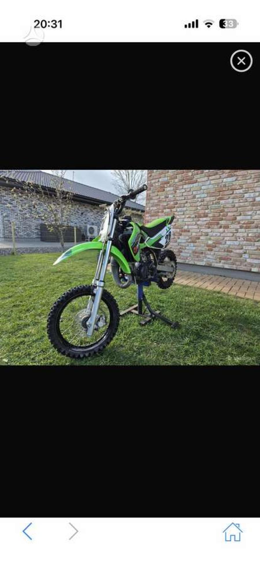 Kawasaki KX 2015 Kauņa, ar dzinēja tilpumu 65.00 L un nobraukumu 1 tūkst. km par 1350 €, foto 5 vietnē AUTOMOTO.COM.LV