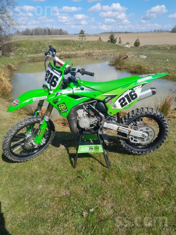 Kawasaki KX 2025 in Saldus, with an engine capacity of 85.00 L and mileage of 0 thousand km for 2500 €, photo 1 on AUTOMOTO.COM.LV