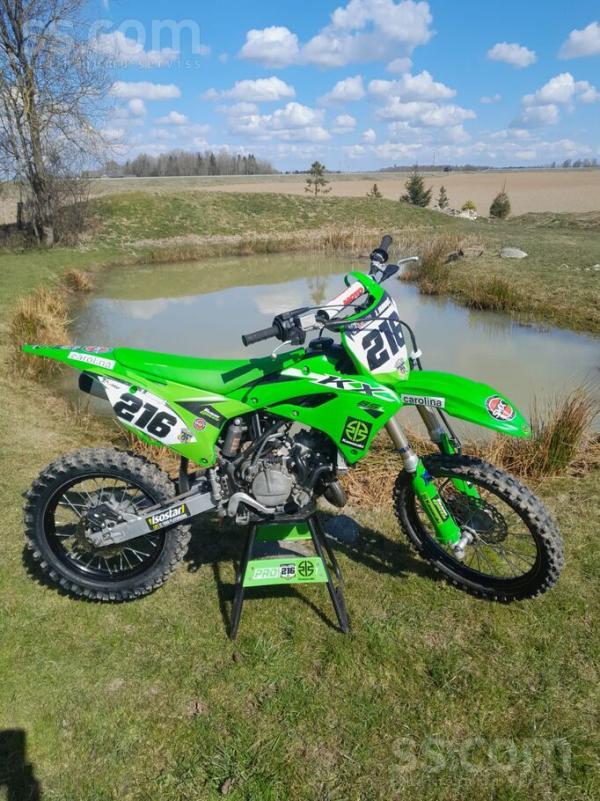 Kawasaki KX 2025 in Saldus, with an engine capacity of 85.00 L and mileage of 0 thousand km for 2500 €, photo 2 on AUTOMOTO.COM.LV