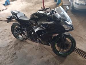 Black Kawasaki Ninja 650 2019 in Joniskis, with an engine capacity of 0.65 L and mileage of 25 thousand km for 4550 €, photo  on AUTOMOTO.COM.LV