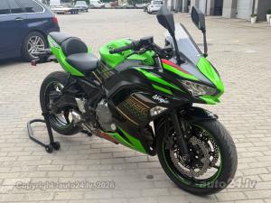 Black Kawasaki Ninja 650 2020 in Parnu, with an engine capacity of 0.65 L and mileage of 25 thousand km for 6190 €, photo 6 on AUTOMOTO.COM.LV