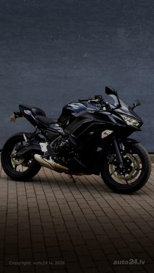 Black Kawasaki Ninja 650 2021 in Parnu, with an engine capacity of 0.65 L and mileage of 21 thousand km for 5900 €, photo  on AUTOMOTO.COM.LV