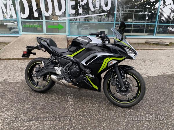 Black Kawasaki Ninja 650 2022 in Tallinn, with an engine capacity of 0.65 L and mileage of 10 thousand km for 5900 €, photo 3 on AUTOMOTO.COM.LV