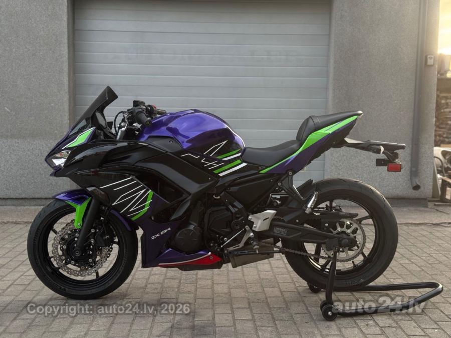 Черный Кавасаки Ninja 650 2024 в Пярну, объемом двигателя 0.65 л и пробегом 4 тыс. км за 6690 €, фото 3 на AUTOMOTO.COM.LV