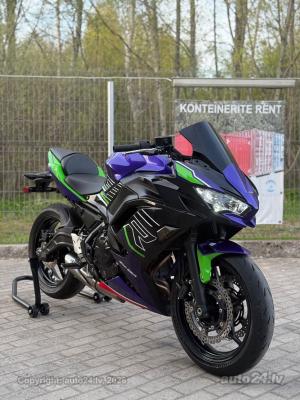 Черный Кавасаки Ninja 650 2024 в Пярну, объемом двигателя 0.65 л и пробегом 4 тыс. км за 6690 €, фото 5 на AUTOMOTO.COM.LV