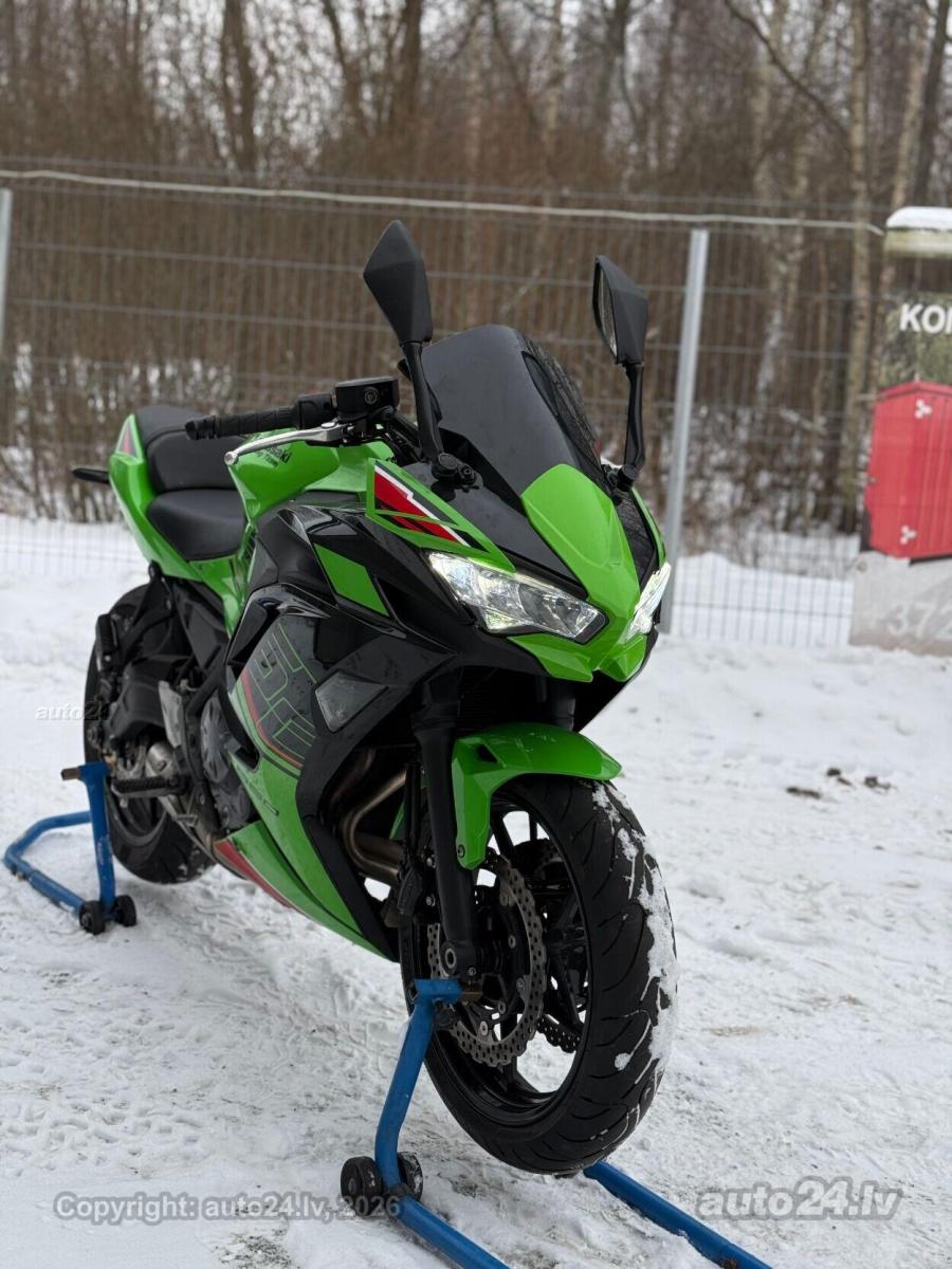 Зеленый Кавасаки Ninja 650 2023 в Пярну, объемом двигателя 0.65 л и пробегом 13 тыс. км за 6590 €, фото 5 на AUTOMOTO.COM.LV