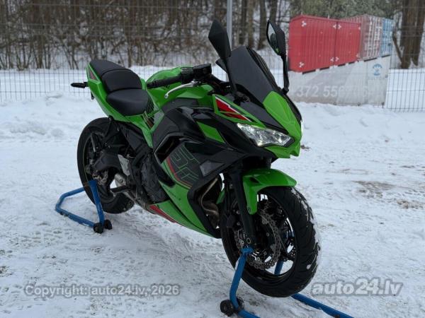 Зеленый Кавасаки Ninja 650 2023 в Пярну, объемом двигателя 0.65 л и пробегом 13 тыс. км за 6590 €, фото 6 на AUTOMOTO.COM.LV