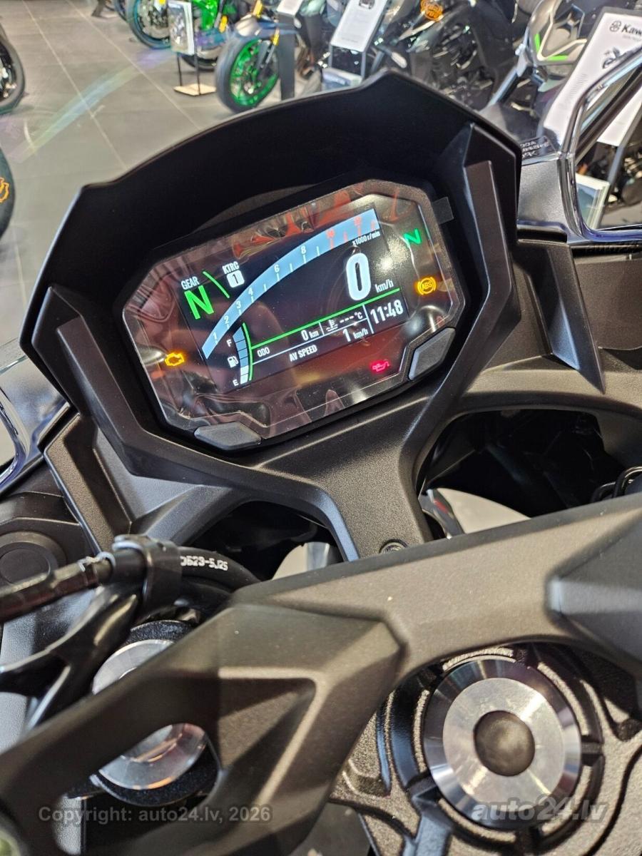 Серый Кавасаки Ninja 650 2026 в Таллин, объемом двигателя 0.65 л и пробегом 1 тыс. км за 8590 €, фото 10 на AUTOMOTO.COM.LV