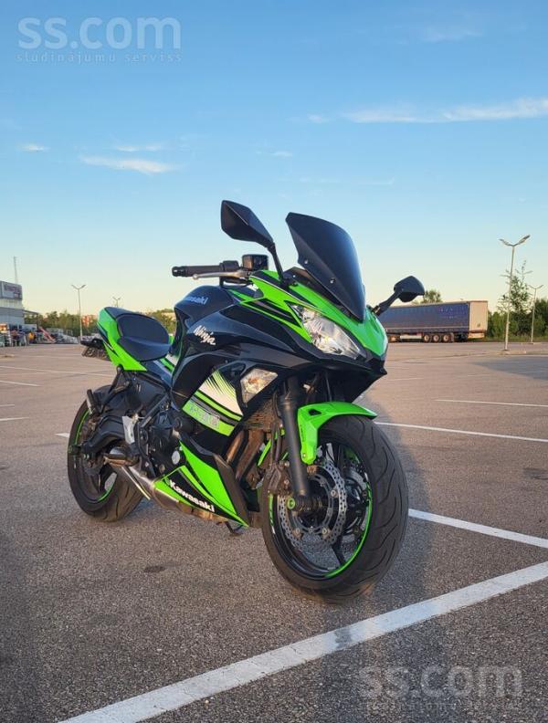 Kawasaki Ninja 650 2017 in Daugavpils, with an engine capacity of 0.65 L and mileage of 0 thousand km for 5300 €, photo 1 on AUTOMOTO.COM.LV