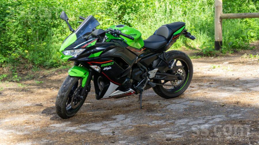 Kawasaki Ninja 650 2021 in Riga, with an engine capacity of 0.65 L and mileage of 0 thousand km for 6390 €, photo 1 on AUTOMOTO.COM.LV
