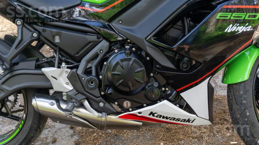 Kawasaki Ninja 650 2021 in Riga, with an engine capacity of 0.65 L and mileage of 0 thousand km for 6390 €, photo 10 on AUTOMOTO.COM.LV