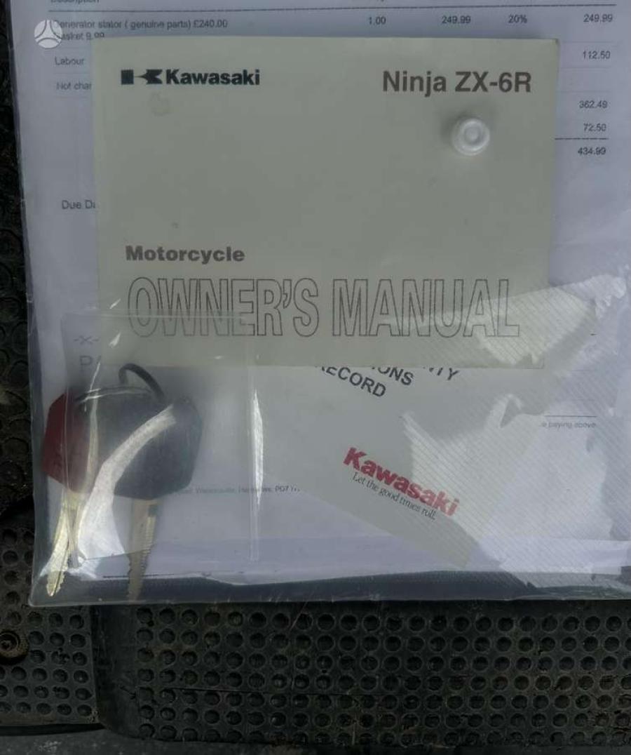 Melns Kawasaki Ninja 2010 Radviliškis, ar dzinēja tilpumu 0.60 L un nobraukumu 33 tūkst. km par 4999 €, foto 6 vietnē AUTOMOTO.COM.LV