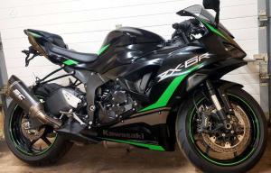 Melns Kawasaki Ninja 2025 Viļņa, ar dzinēja tilpumu 0.64 L un nobraukumu 9 tūkst. km par 9400 €, foto 5 vietnē AUTOMOTO.COM.LV