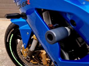 Blue Kawasaki Ninja 2003 in Vilnius, with an engine capacity of 0.60 L and mileage of 41 thousand km for 3750 €, photo 13 on AUTOMOTO.COM.LV