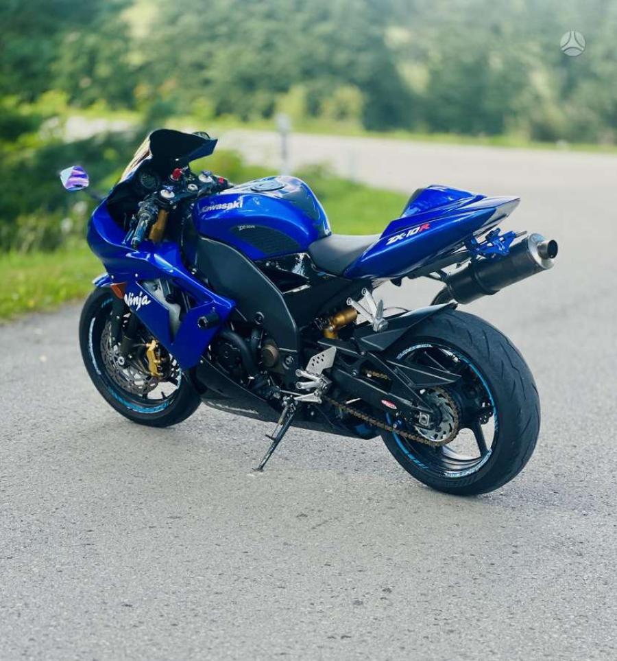 Blue Kawasaki Ninja 2004 in Radviliskis, with an engine capacity of 1.00 L and mileage of 29 thousand km for 3900 €, photo 7 on AUTOMOTO.COM.LV