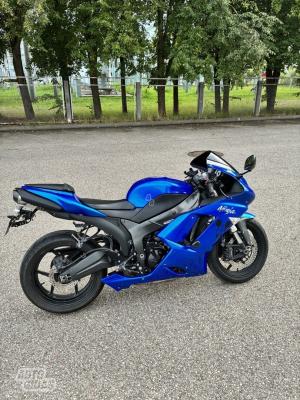 Zils Kawasaki Ninja 2007 Viļņa, ar dzinēja tilpumu 0.60 L un nobraukumu 30 tūkst. km par 4300 €, foto 14 vietnē AUTOMOTO.COM.LV