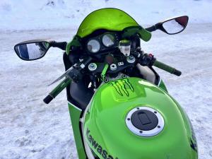 Зеленый Кавасаки Ninja 2002 в Вильнюс, объемом двигателя 0.64 л и пробегом 57 тыс. км за 1490 €, фото 9 на AUTOMOTO.COM.LV