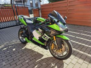 Zaļš Kawasaki Ninja 2006 Kretinga, ar dzinēja tilpumu 0.64 L un nobraukumu 34 tūkst. km par 3100 €, foto  vietnē AUTOMOTO.COM.LV