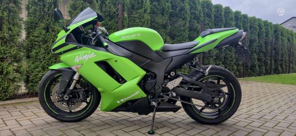 Зеленый Кавасаки Ninja 2007 в Алитус, объемом двигателя 0.60 л и пробегом 53 тыс. км за 3990 €, фото 4 на AUTOMOTO.COM.LV