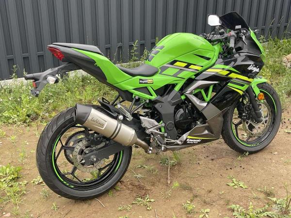 Зеленый Кавасаки Ninja 2019 в Вильнюс, объемом двигателя 0.13 л и пробегом 26 тыс. км за 2400 €, фото 3 на AUTOMOTO.COM.LV