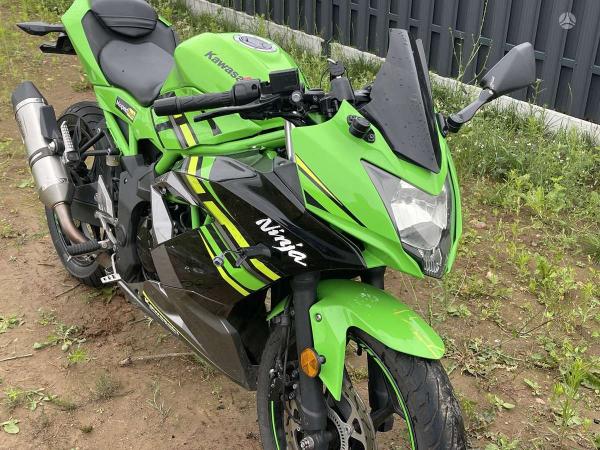 Зеленый Кавасаки Ninja 2019 в Вильнюс, объемом двигателя 0.13 л и пробегом 26 тыс. км за 2400 €, фото 10 на AUTOMOTO.COM.LV