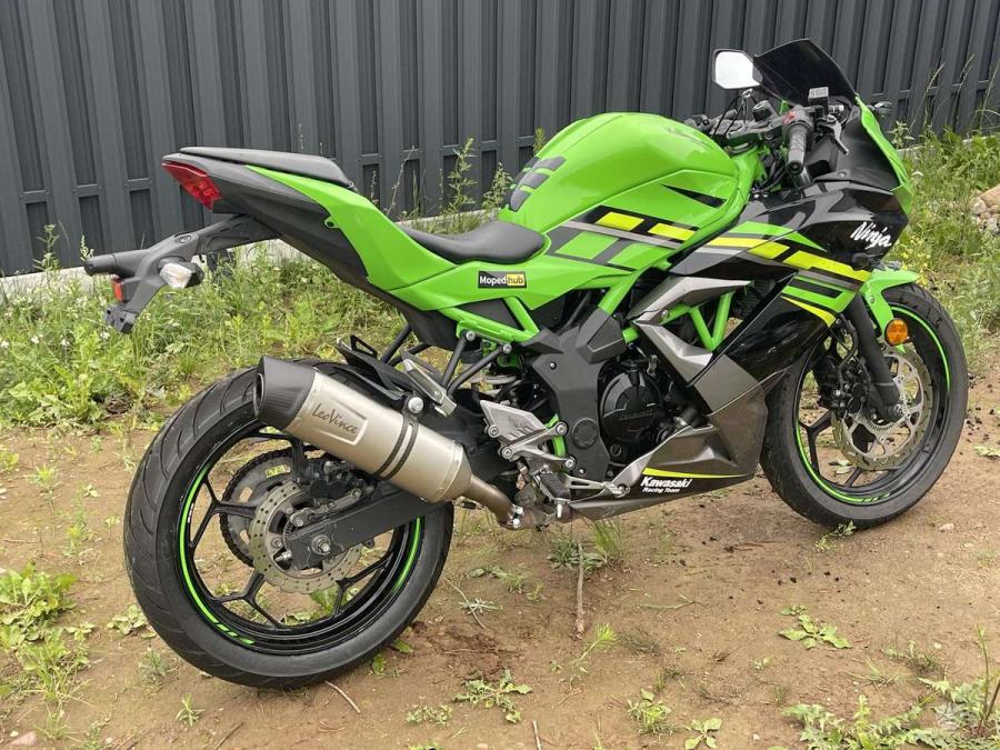 Zaļš Kawasaki Ninja 2019 Viļņa, ar dzinēja tilpumu 0.13 L un nobraukumu 26 tūkst. km par 2400 €, foto 4 vietnē AUTOMOTO.COM.LV