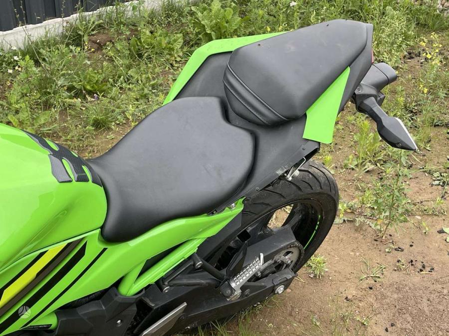 Zaļš Kawasaki Ninja 2019 Viļņa, ar dzinēja tilpumu 0.13 L un nobraukumu 26 tūkst. km par 2400 €, foto 13 vietnē AUTOMOTO.COM.LV