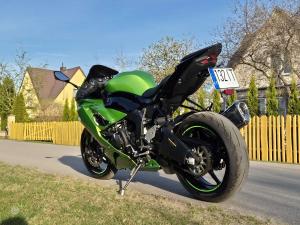 Green Kawasaki Ninja 2022 in Raseiniai, with an engine capacity of 0.64 L and mileage of 2 thousand km for 9250 €, photo 5 on AUTOMOTO.COM.LV