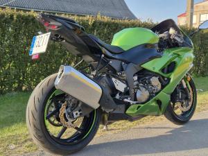 Green Kawasaki Ninja 2022 in Raseiniai, with an engine capacity of 0.64 L and mileage of 2 thousand km for 9250 €, photo 6 on AUTOMOTO.COM.LV