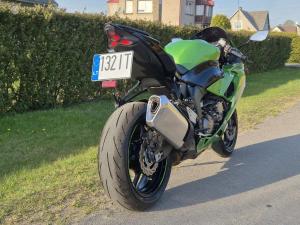 Green Kawasaki Ninja 2022 in Raseiniai, with an engine capacity of 0.64 L and mileage of 2 thousand km for 9250 €, photo 7 on AUTOMOTO.COM.LV