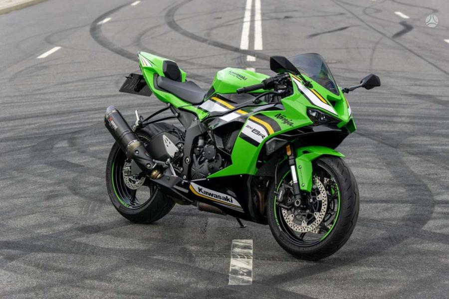 Zaļš Kawasaki Ninja 2025 Viļņa, ar dzinēja tilpumu 0.64 L un nobraukumu 6 tūkst. km par 9650 €, foto 3 vietnē AUTOMOTO.COM.LV