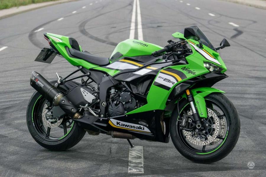 Zaļš Kawasaki Ninja 2025 Viļņa, ar dzinēja tilpumu 0.64 L un nobraukumu 6 tūkst. km par 9650 €, foto 4 vietnē AUTOMOTO.COM.LV
