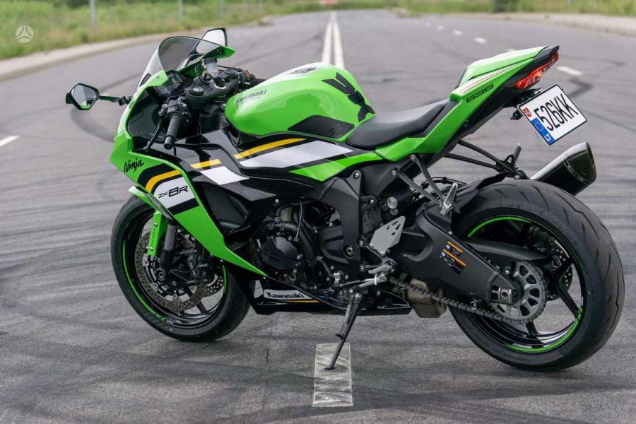 Zaļš Kawasaki Ninja 2025 Viļņa, ar dzinēja tilpumu 0.64 L un nobraukumu 6 tūkst. km par 9650 €, foto 11 vietnē AUTOMOTO.COM.LV
