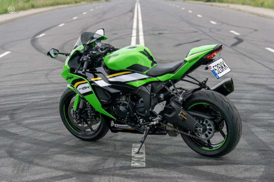 Zaļš Kawasaki Ninja 2025 Viļņa, ar dzinēja tilpumu 0.64 L un nobraukumu 6 tūkst. km par 9650 €, foto 12 vietnē AUTOMOTO.COM.LV