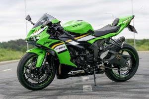 Zaļš Kawasaki Ninja 2025 Viļņa, ar dzinēja tilpumu 0.64 L un nobraukumu 6 tūkst. km par 9650 €, foto 18 vietnē AUTOMOTO.COM.LV