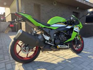 Green Kawasaki Ninja 2025 in Ignalina, with an engine capacity of 0.64 L and mileage of 1 thousand km for 10450 €, photo 6 on AUTOMOTO.COM.LV